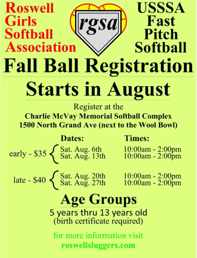 Fall Ball is Coming!! – RoswellSluggers.com